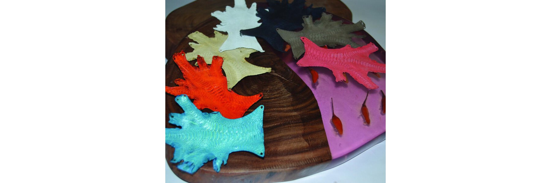 Chicken Skin Leather Jewelry Components | Fantasy-Fashion